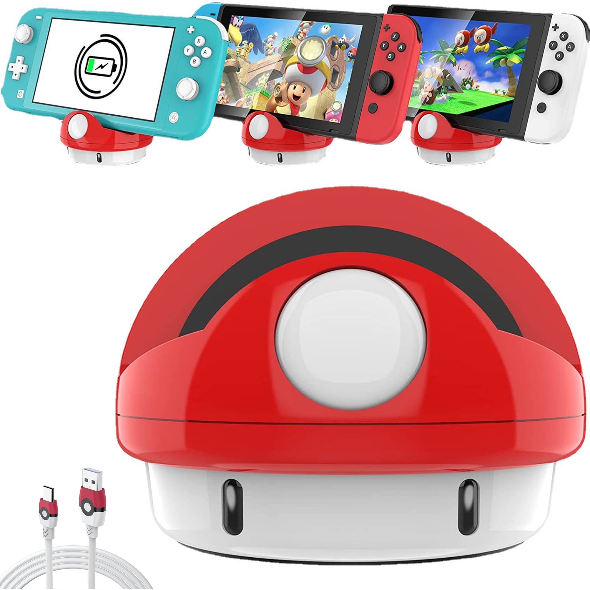 Switch Charging Dock for Nintendo Switch / Switch Lite and Switch OLED ...