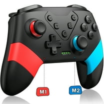 DinoFire Wireless Switch Pro Controller with RGB LED for Nintendo ...