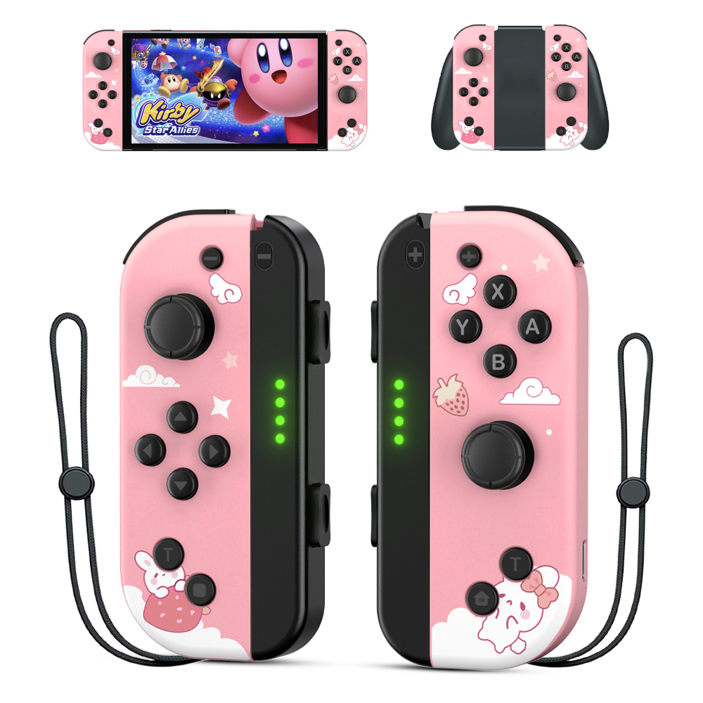 Nintendo Switch Neon Green Joy-Con (L) and Neon Pink Joy-Con (R ...