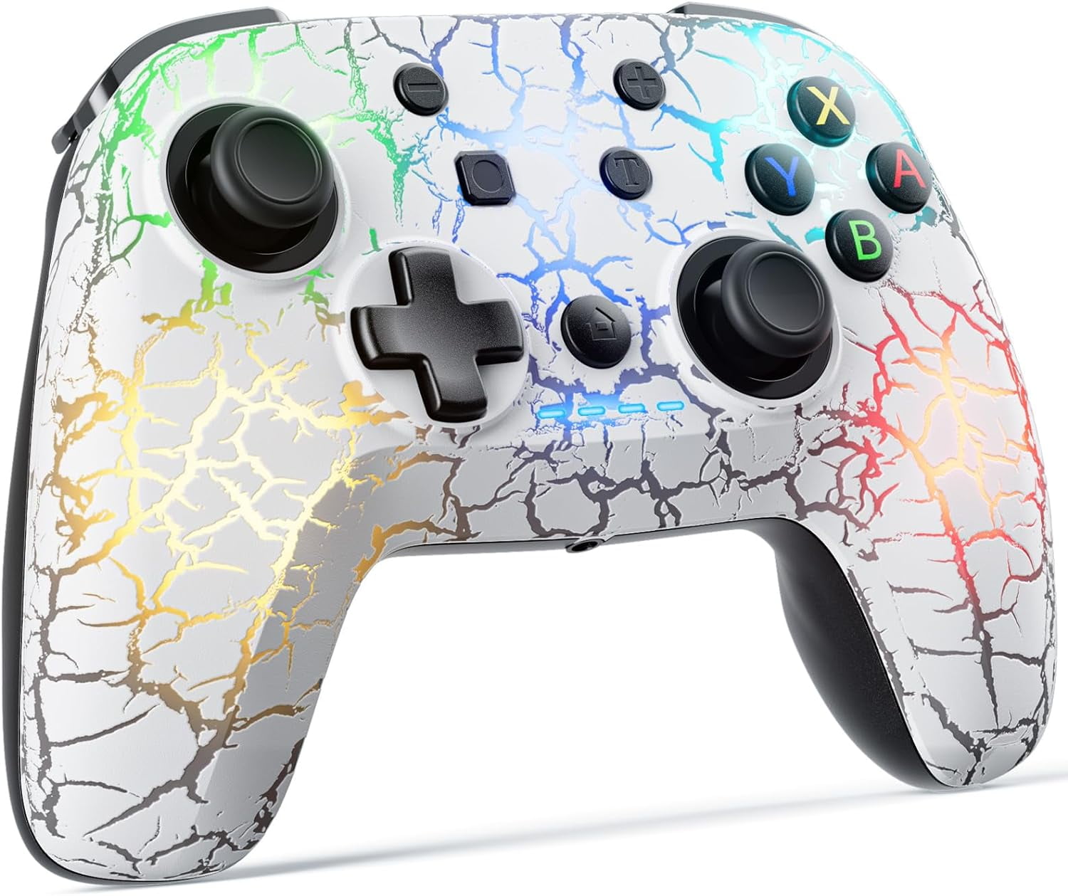 Wireless Pro Controller for Nintendo Switch with Adjustable LED, Turbo ...