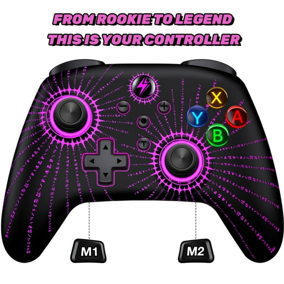 Wireless Switch Controller for Nintendo Switch/Switch 2/Lite/OLED ...