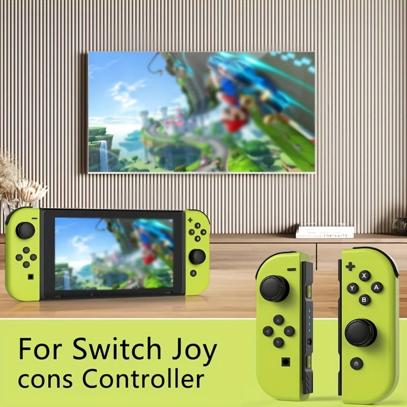 For Joypad for Switch, Switch Joycons Compatible with Nintendo Switch/Switch OLED/Lite,JoyPad ...
