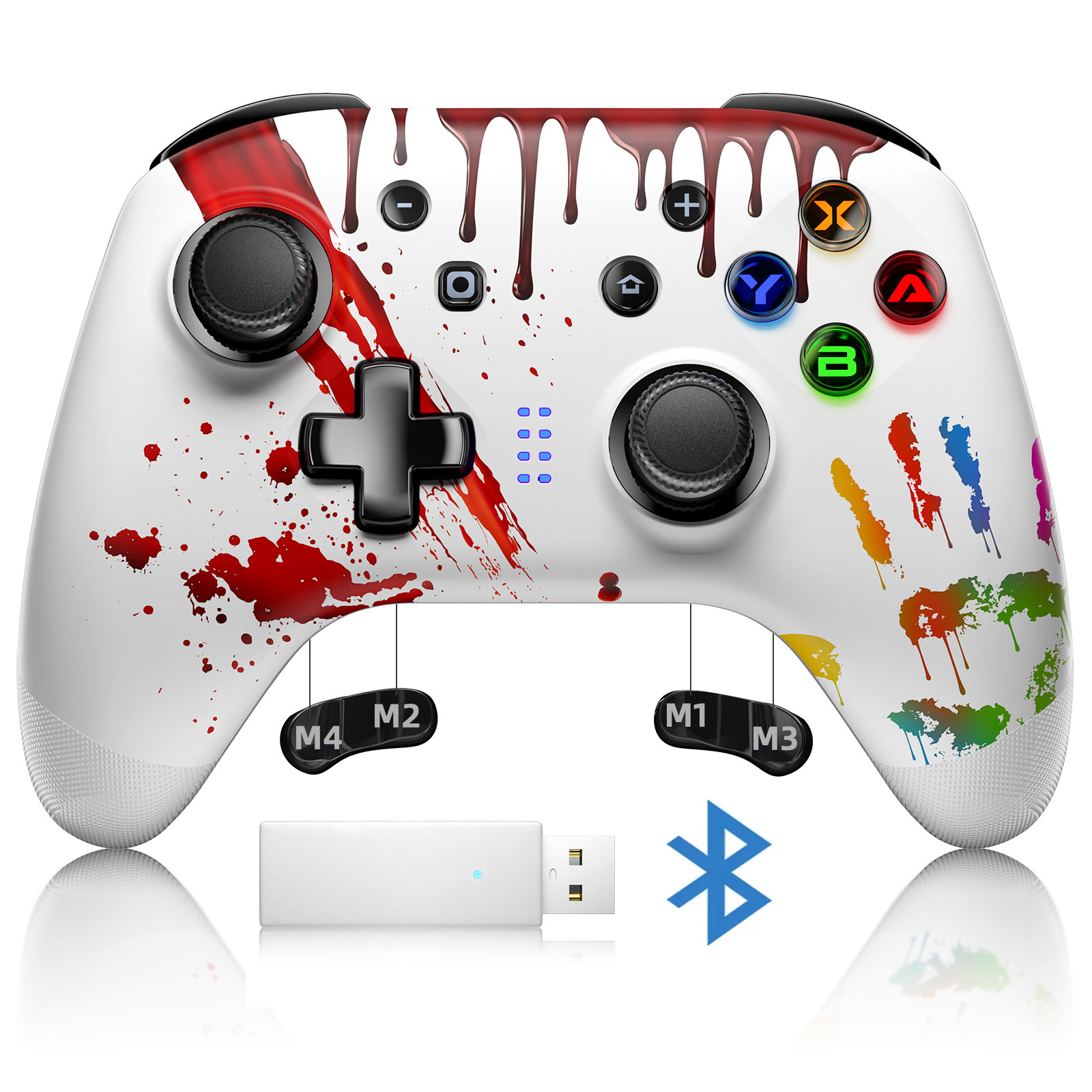 Interactive Screen Wireless Gaming Controller for PC/Switch/iOS/Android ...