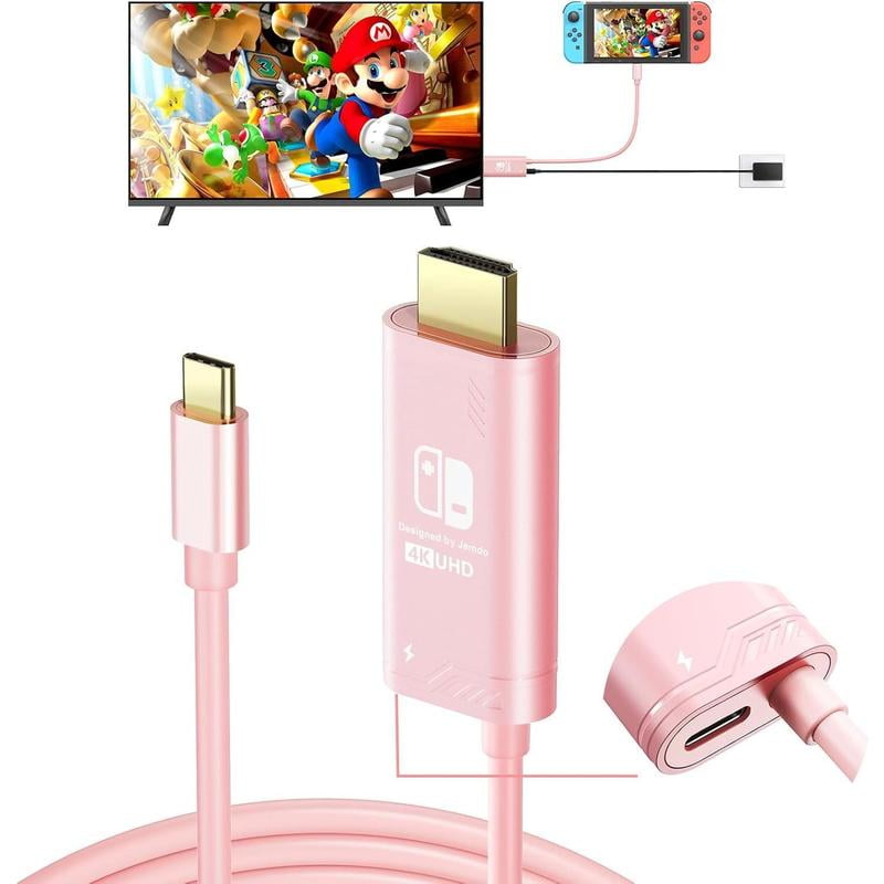 Switch Conversion Cable Portable Adapter, USB C to HDMI, Compatible ...