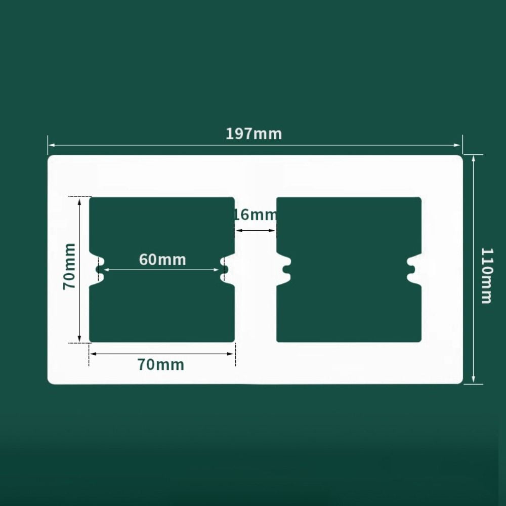Switch Cover Electrical Plastic Wall Decorative Cover Switch Socket ...