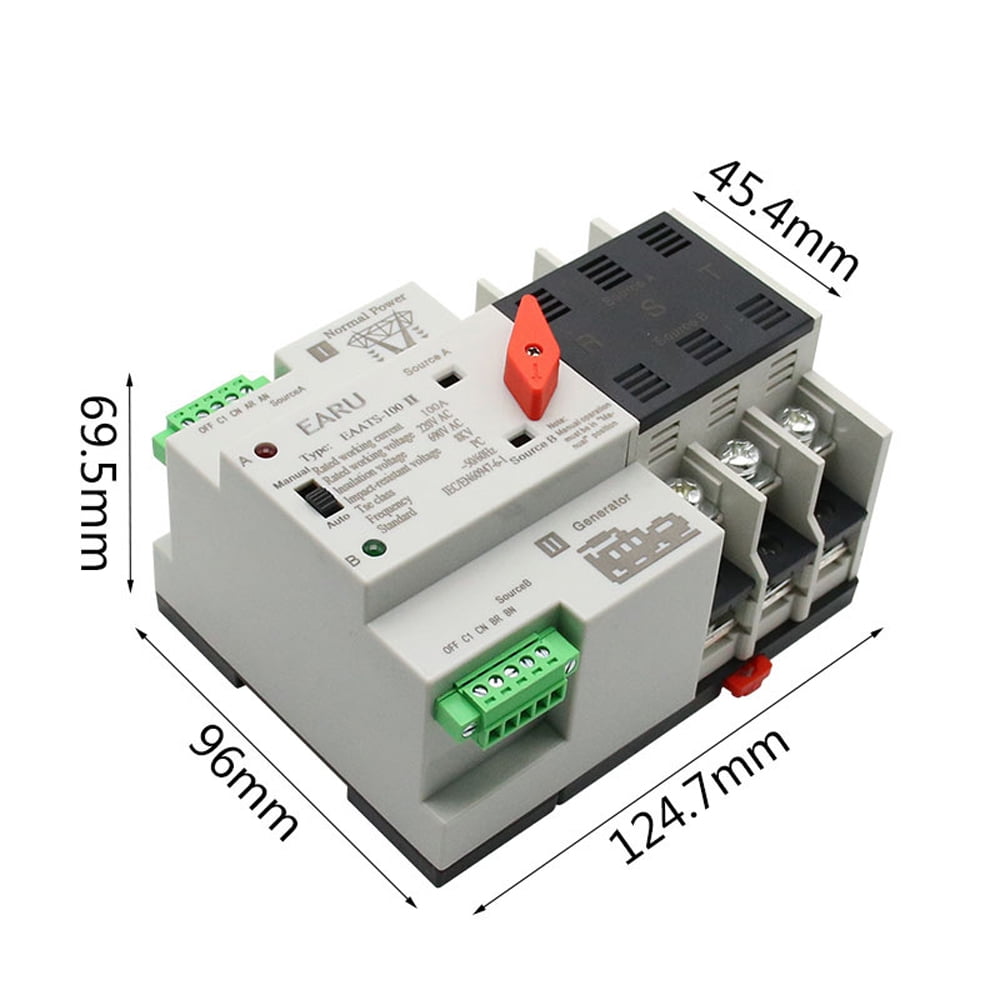 Switch,Dsfen Switch Solar Switch Switches Dual Rail Type Switches Dual ...