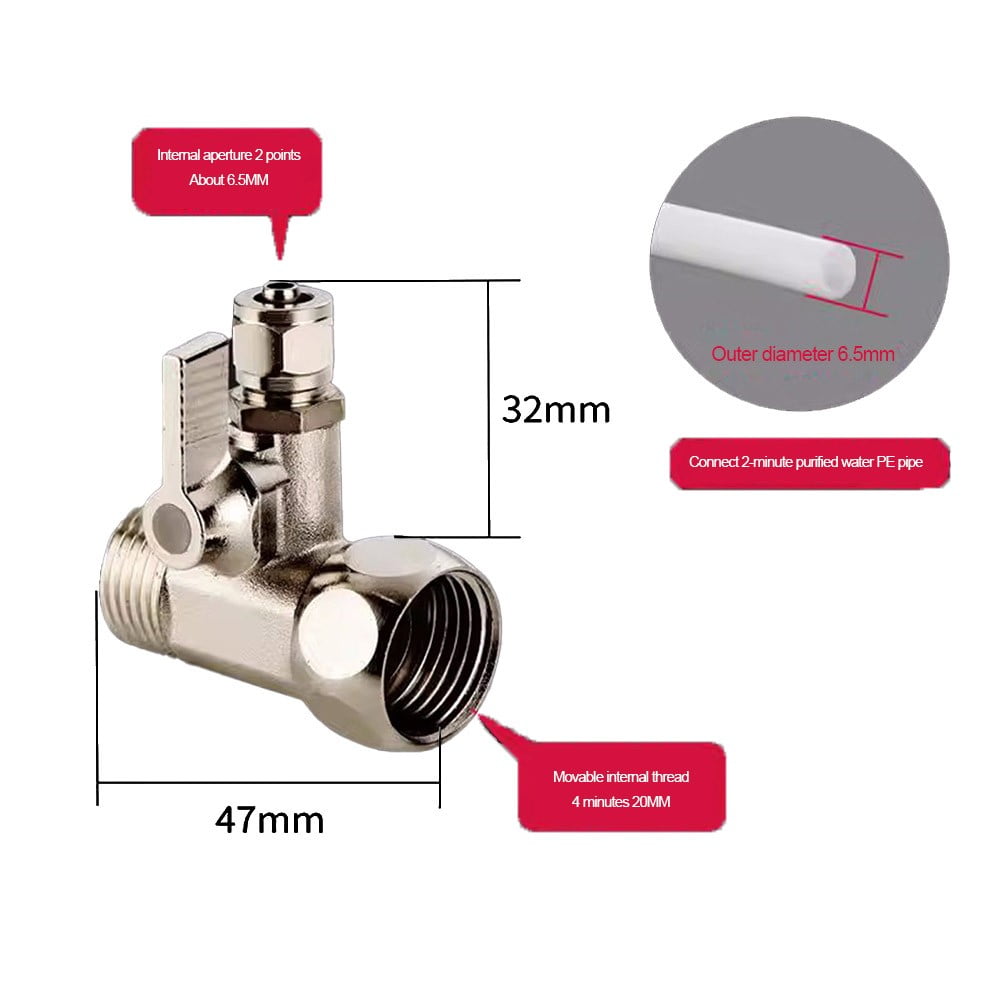 Switch Faucet Adapter Kitchen Sink Splitter Diverter Valve Water Tap ...