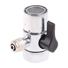 Diverter Valve Water Tap Connector Faucet Adapter Kitchen Sink Splitter ...