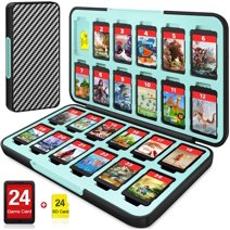 Hard Shell 12 Game Caddy and Super Mario Odyssey for Nintendo Switch ...