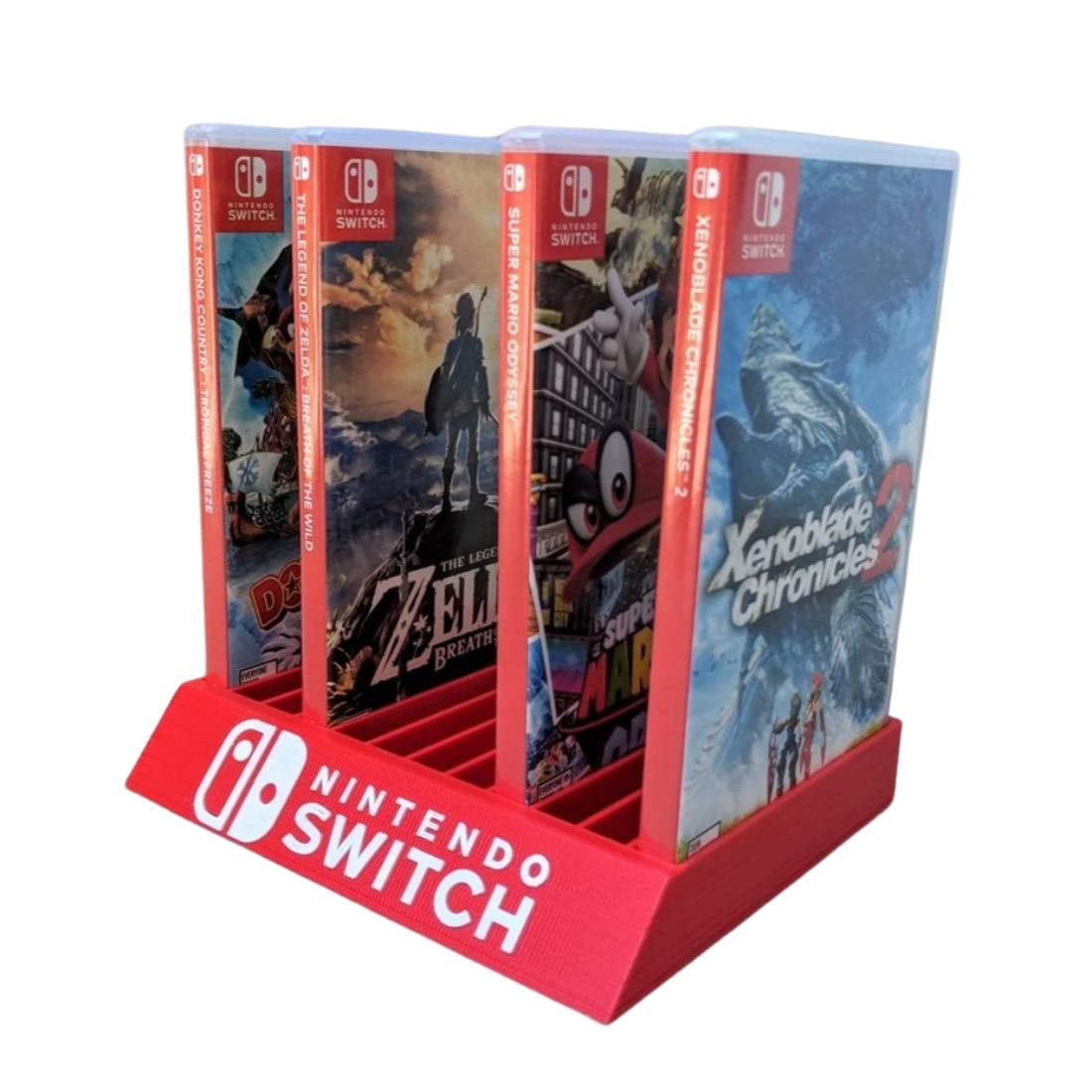 Switch Game Storage Bin - Holds up to 12 Games Vertically - Game Case ...