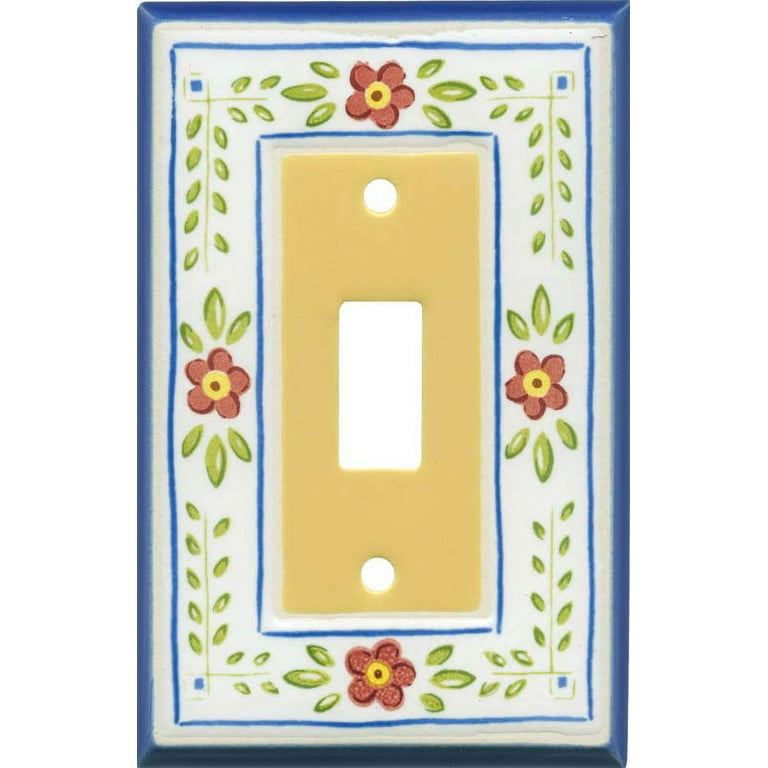French Country Ceramic Outlet Covers Wall Plates Outlet, 46% OFF