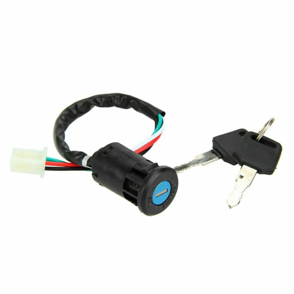 Switch Ignition Switch Motorcycle 1 * 2pcs Key 4 Wire Copper+Rubber ...