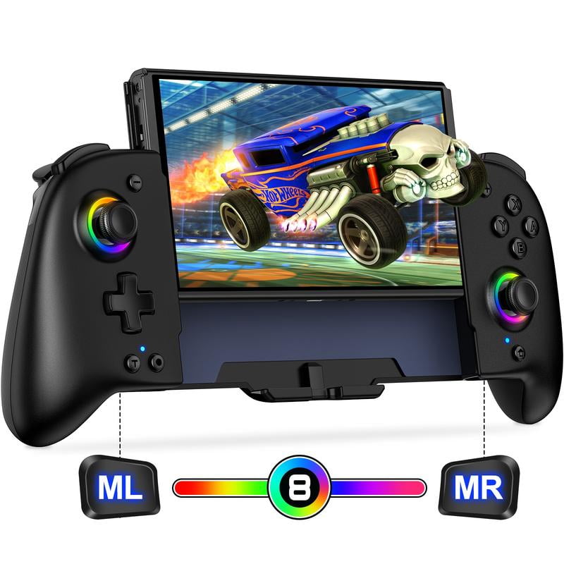 Switch Joypad Controller for Switch/OLED, One-Piece Ergonomic Switch ...