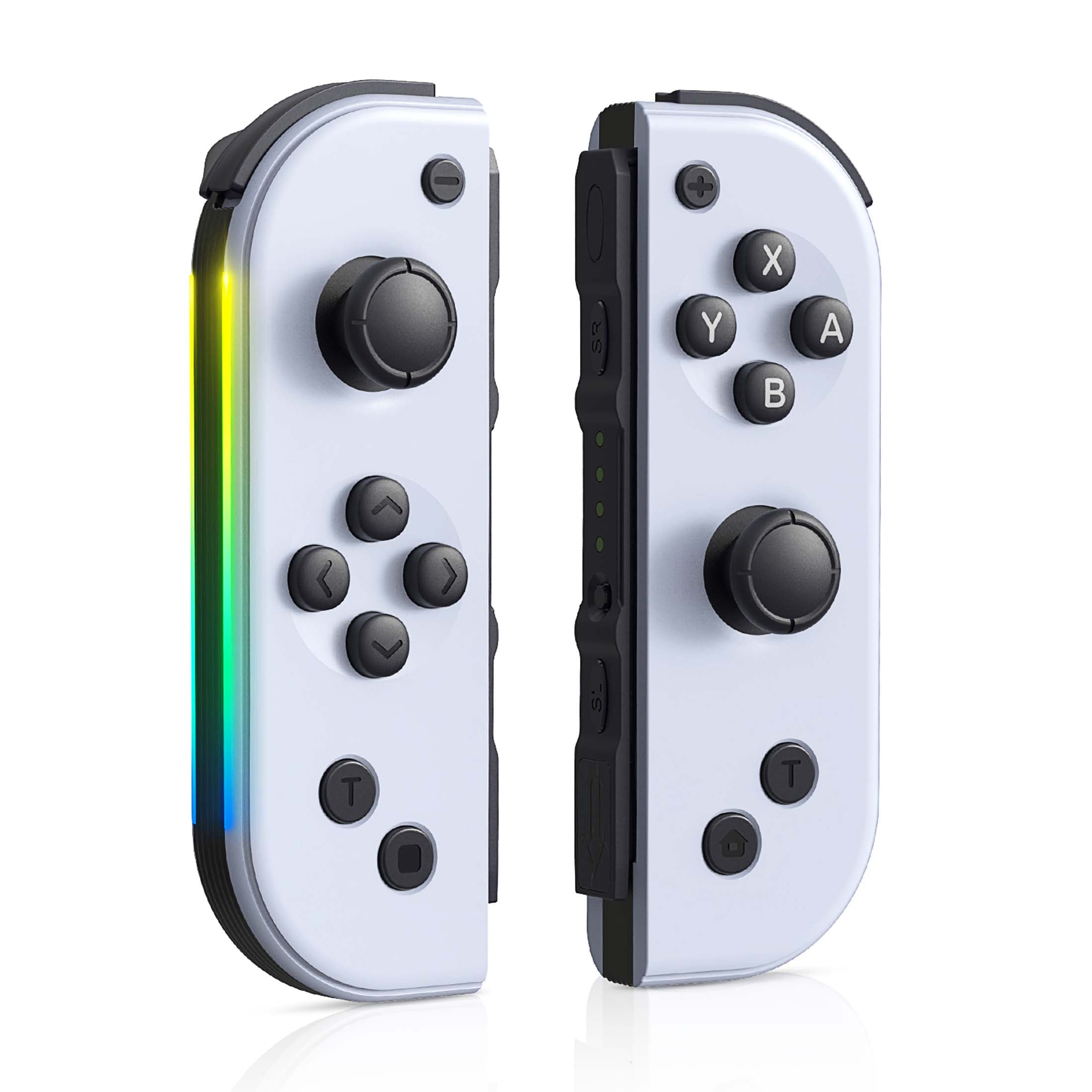 Switch Joypad for Nintendo Switch Controller, Coloful RGB Light Switch ...
