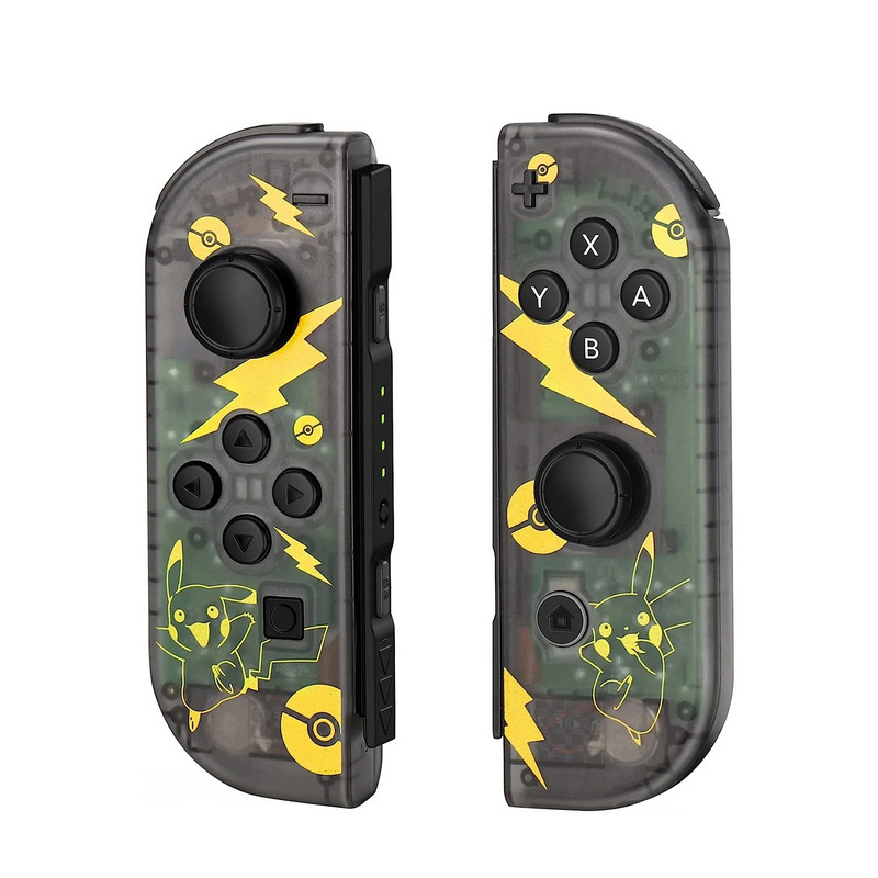 Switch Left And Right Game Wireless Pairing Gamepad With RGB Light Wake ...