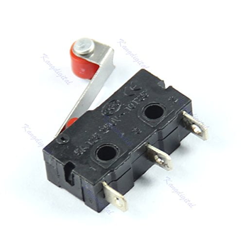 Switch Micro Roller Lever Arm Normally Open Close Limit Switch W12-3 M18 - Walmart.com
