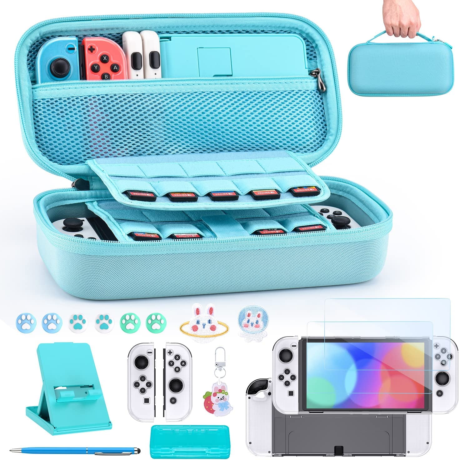 Switch OLED Accessories Bundle- innoAura 18 in 1 Nepal | Ubuy