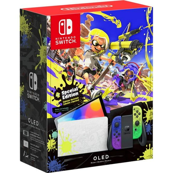 Switch OLED Model Splatoon 3 Special Edition Video Game - Walmart.com