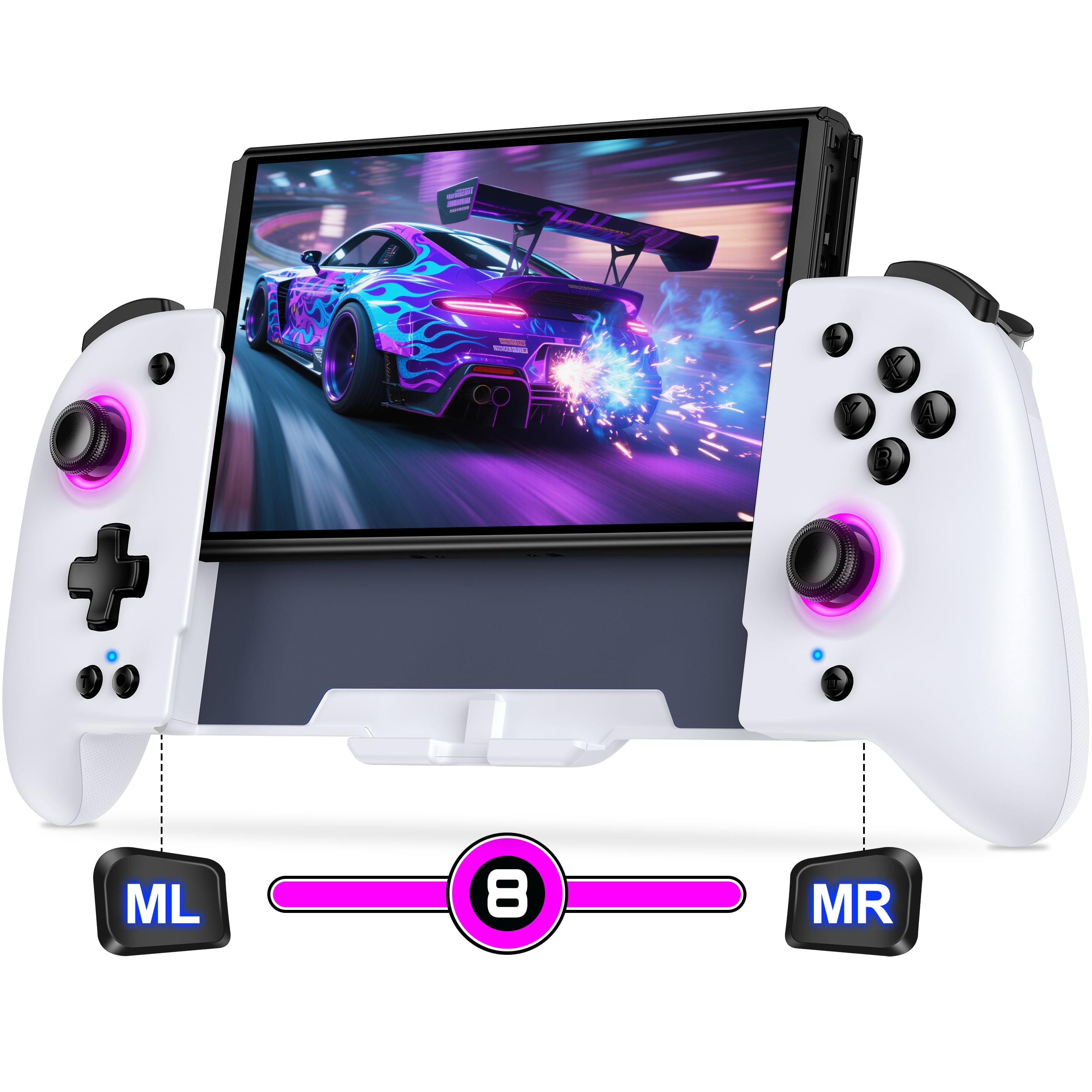 Switch OLED Pro Controller for Nintendo with Dual Motor Vibration ...