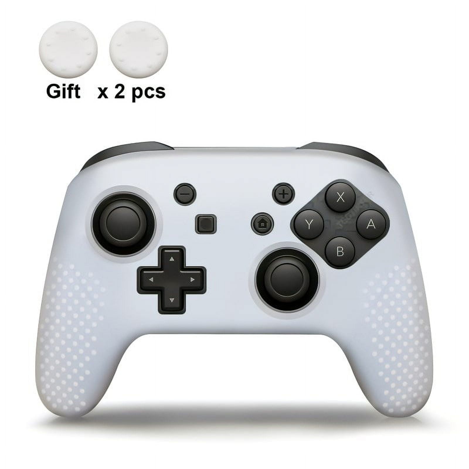 Switch PRO Controller Silicone Protective Case Joystick cap-White ...