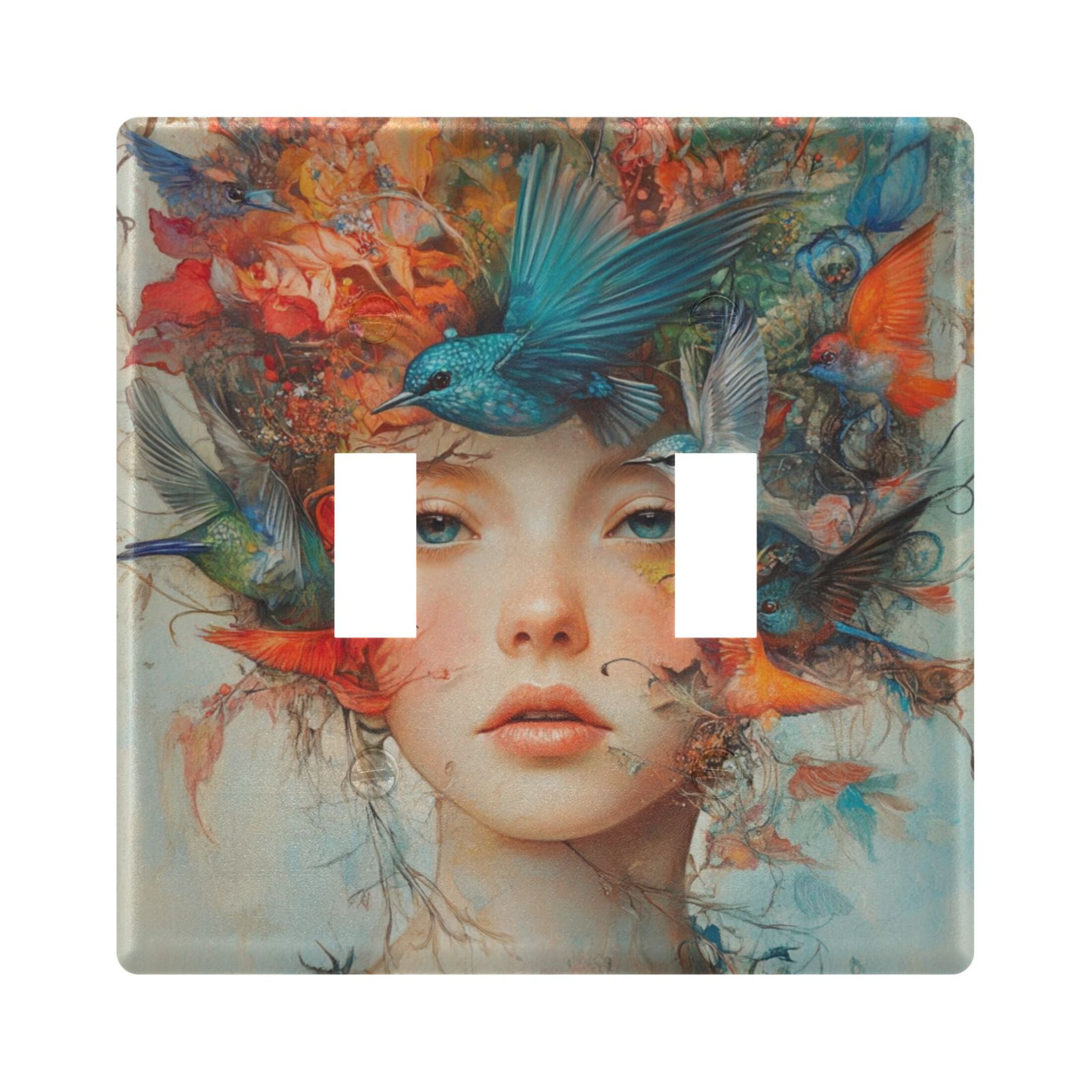 Switch Panel 4.48x6.37In Switch Plate Wall Panel Living Room Kitchen ...