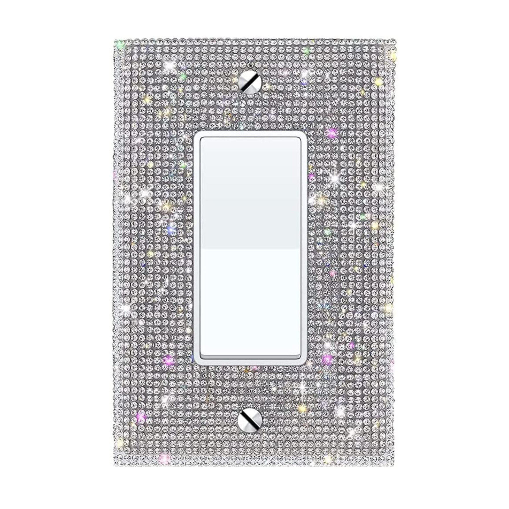 Switch Panel Diamond Sticker US Standard Wall Plate Cover Rectangle ...