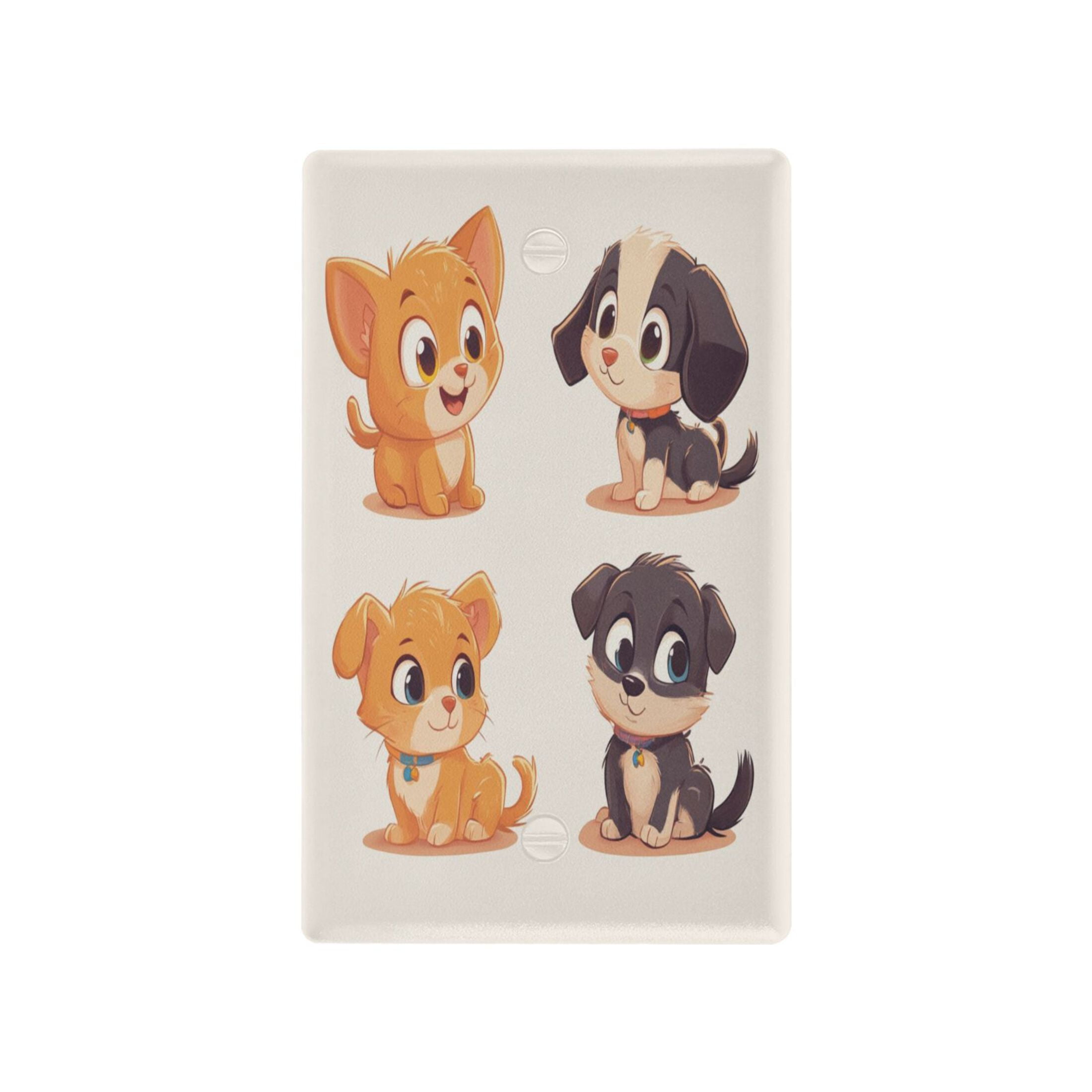 Switch Panel Switch Decoration 2.76x4.53x0.28 Inches Duplex Outlets ...