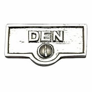 Switch Plate Tags VANITY Name Signs Labels Chrome Brass Traditional ...