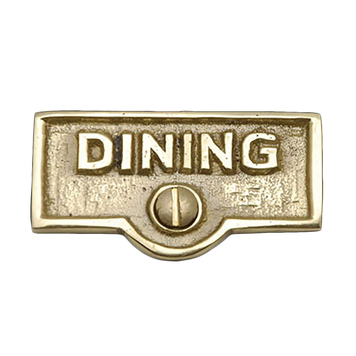 Switch Plate Tags DINING Name Signs Labels Lacquered Brass Traditional ...