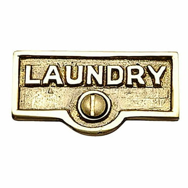 Switch Plate Tags DINING Name Signs Labels Lacquered Brass Traditional ...