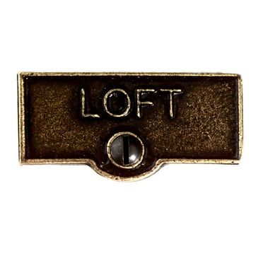 2 Switch Plate Tags DRIVEWAY Name Signs Labels Brass Traditional ...