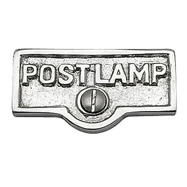 10 Switch Plate Tags FIREPLACE Name Signs Labels Chrome Brass ...