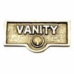 Switch Plate Tags DINING Name Signs Labels Lacquered Brass Traditional ...