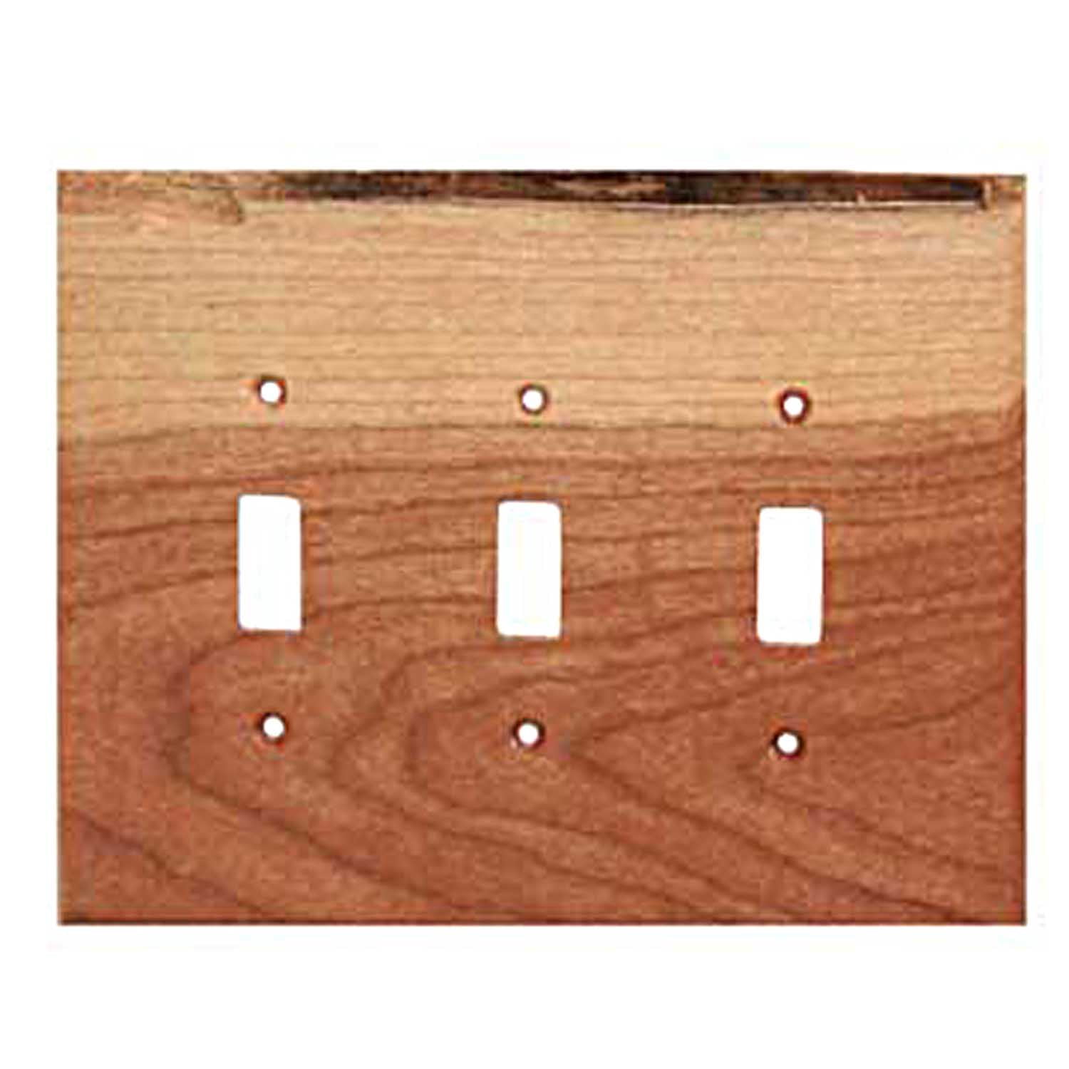 Switch Plate - Traditional - 3 Toggle - Cherry - Walmart.com