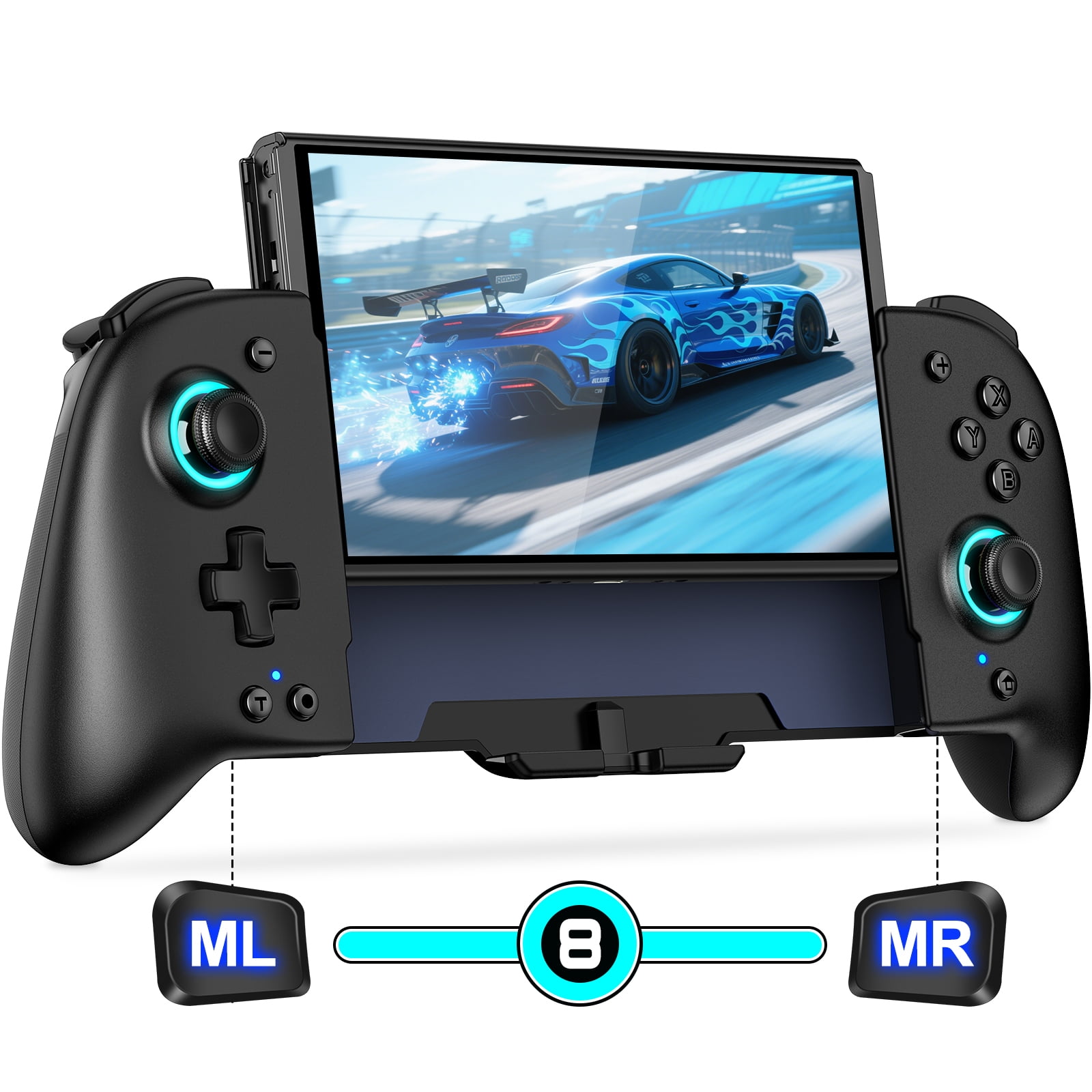 Switch Pro Controller, Handheld Switch Controller with Turbo/1000mAh/6 ...
