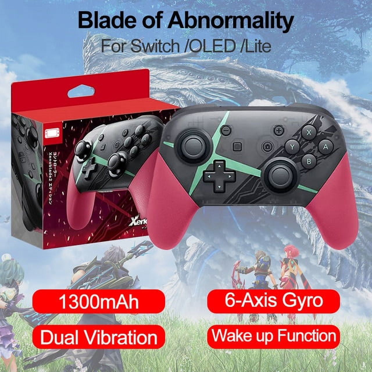 Switch Pro Gamepad For Nintendo Switch Lite Oled Joystick Controller Ns Game Wireless Bluetooth 4812