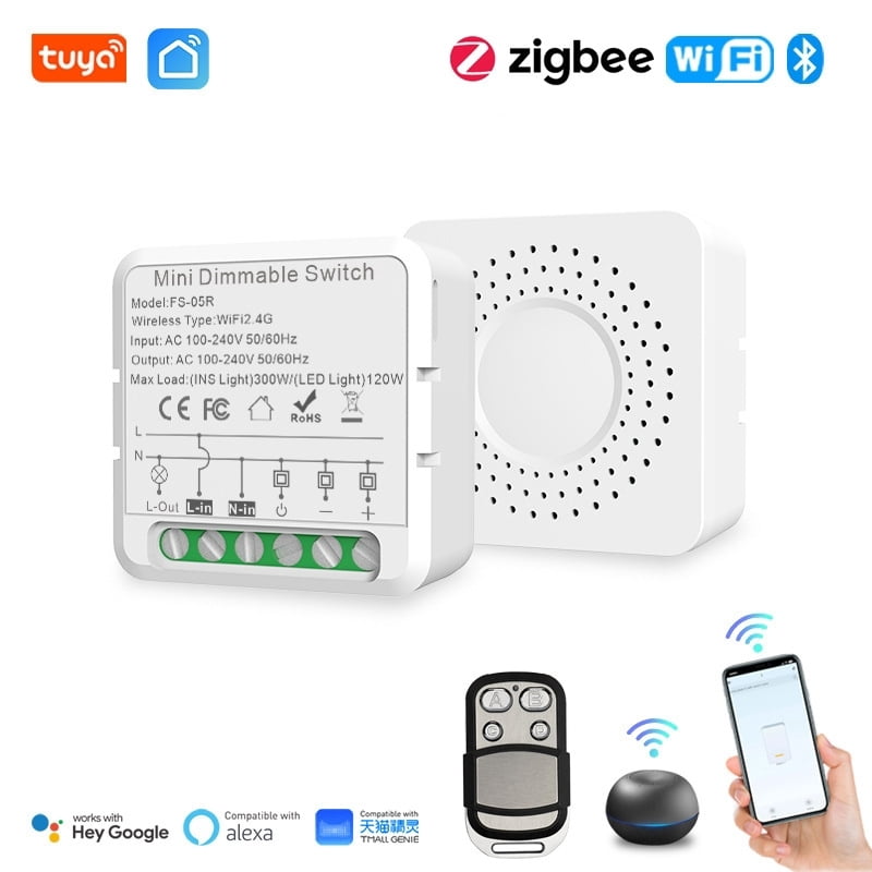 Switch Relay Module 16A On Off Dual Control Light Switch, Voice&app ...