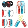 Switch Sports 10-in-1 Motion Game Kit - Joy-Con Grips, Wrist Straps ...