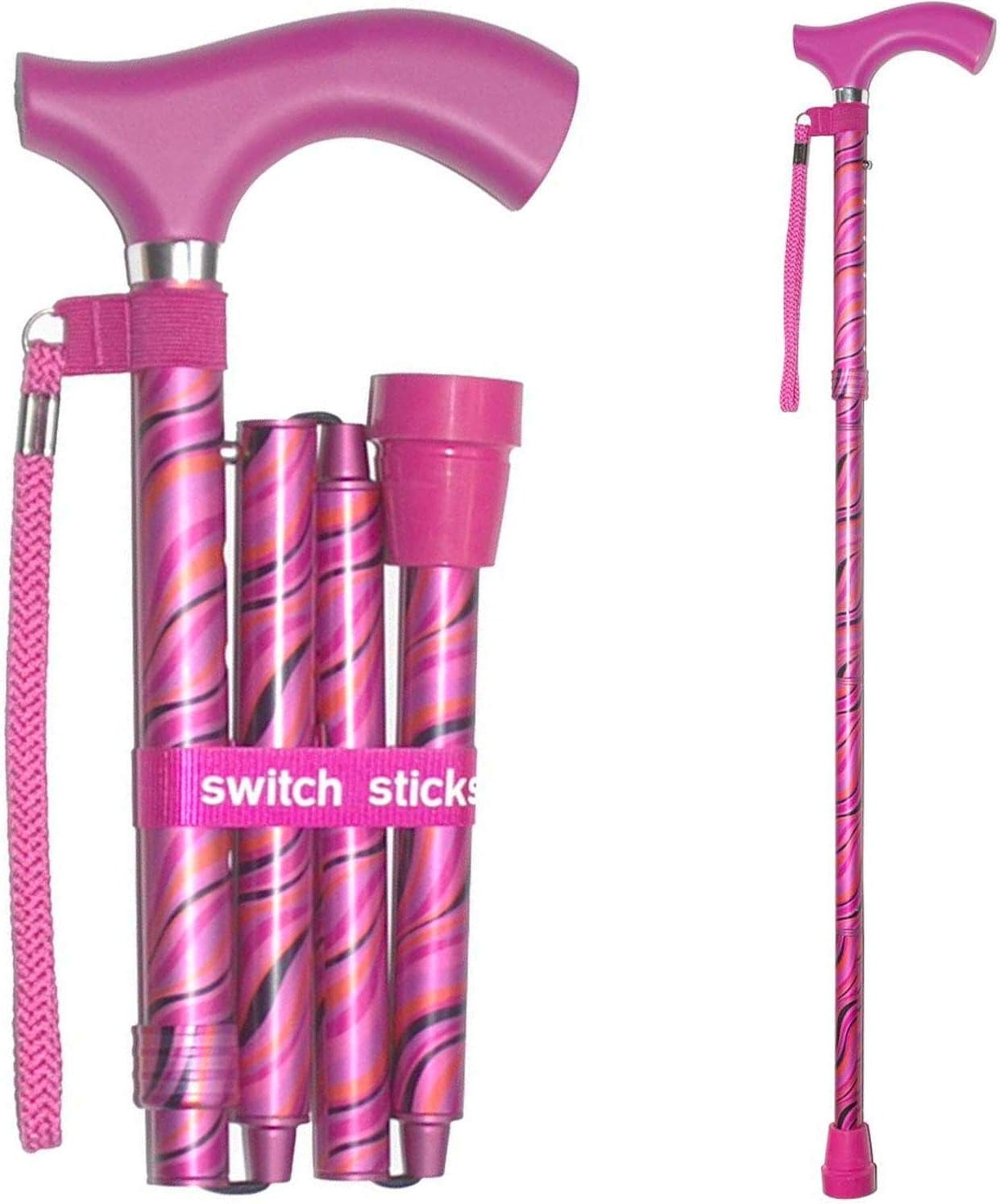 Switch Sticks Walking Cane for Men or Women, Foldable and Adjustable ...