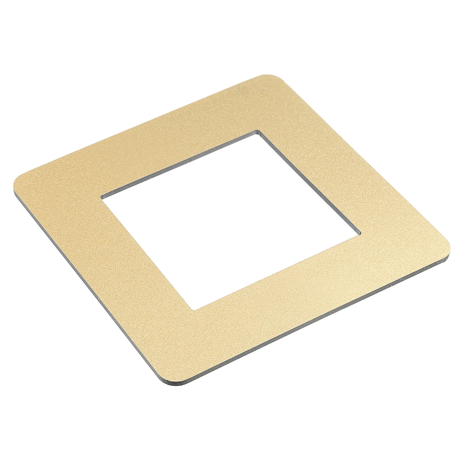 Switch Surround Plate 1 Gang Aluminum Plastic Bright Gold Tone 130mm x ...