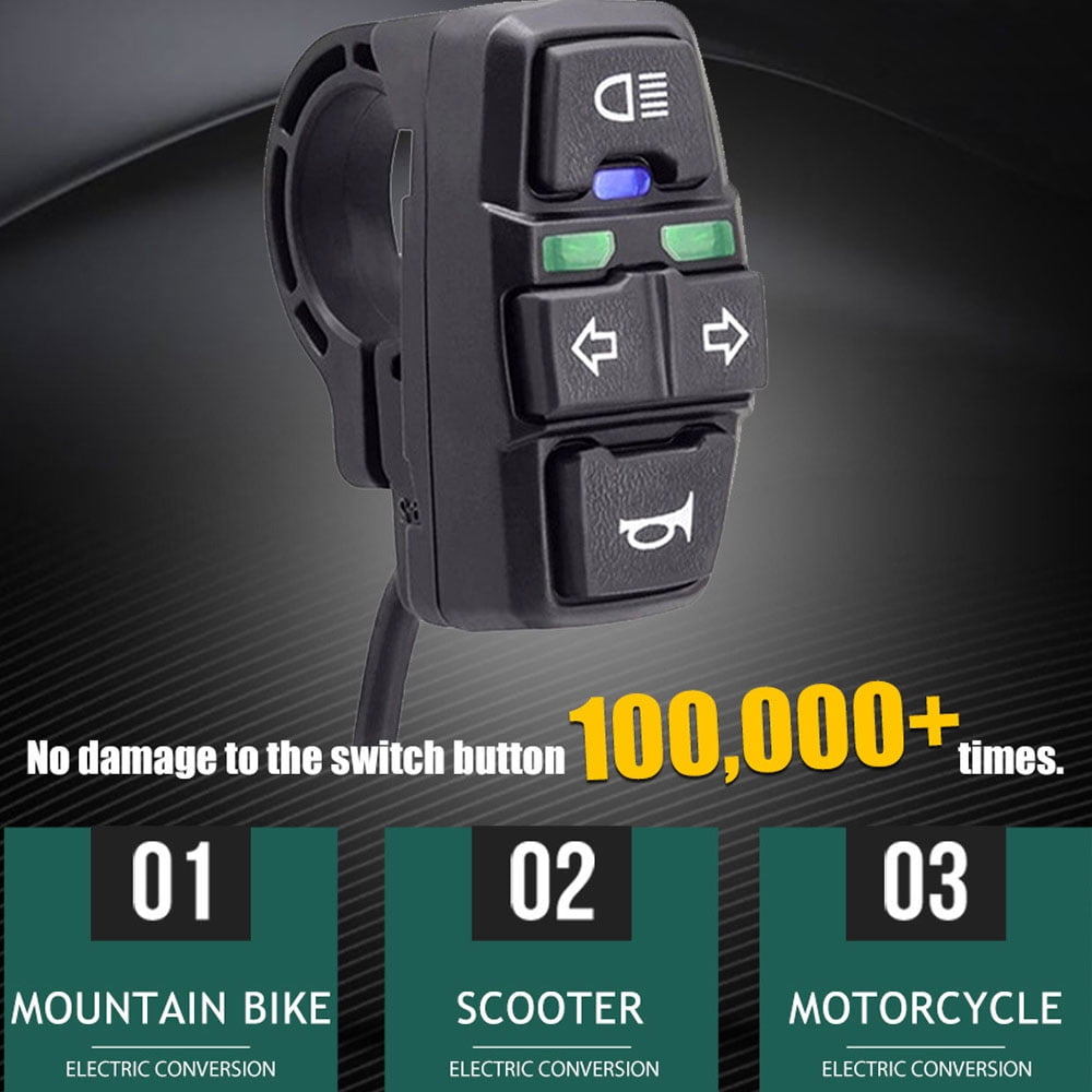 Switch,Switch Waterproof E-bike Bike Switch In 1 Bike 3 In 1 On/off ...