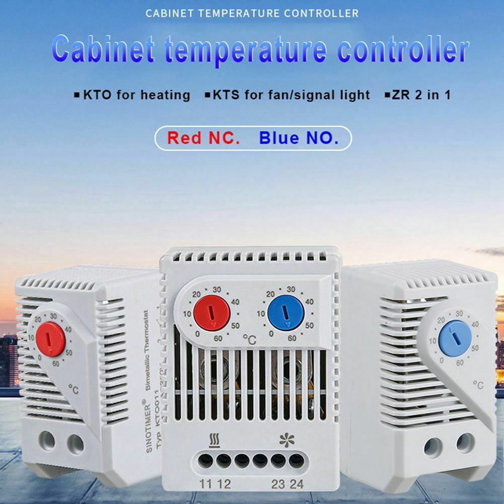 Switch Thermostat Compact Mechanical IP20 Light Grey Temperature ...