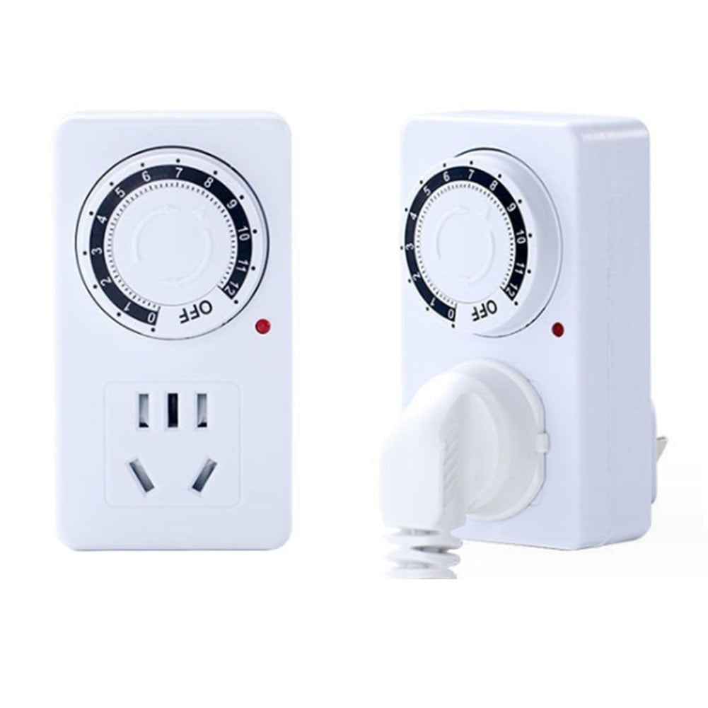 Switch Timer Socket 12/24 Hour AC220V/50Hz Mechanical Mechanical Timer ...