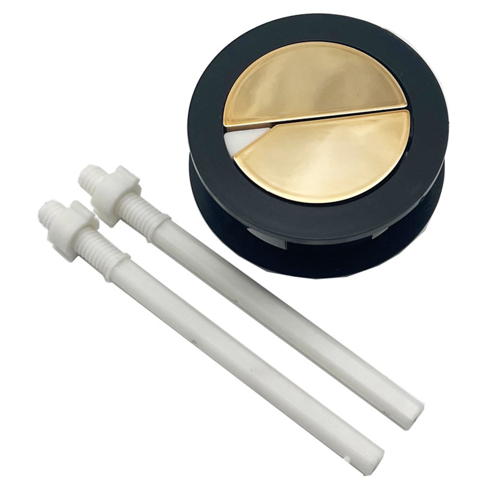 Dual Push Flush Button for Toilet Tank, Rose Finish, Easy Installation ...