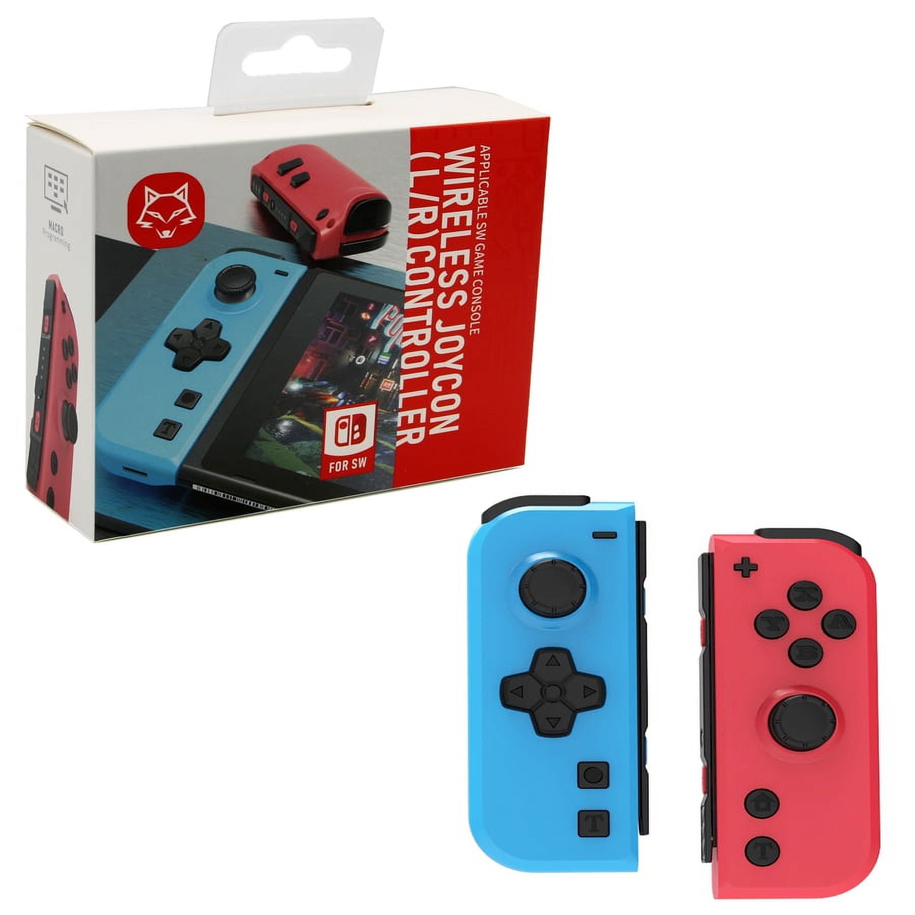 Switch Wireless JoyCon Controller - Blue Red (Hexir) - Walmart.com