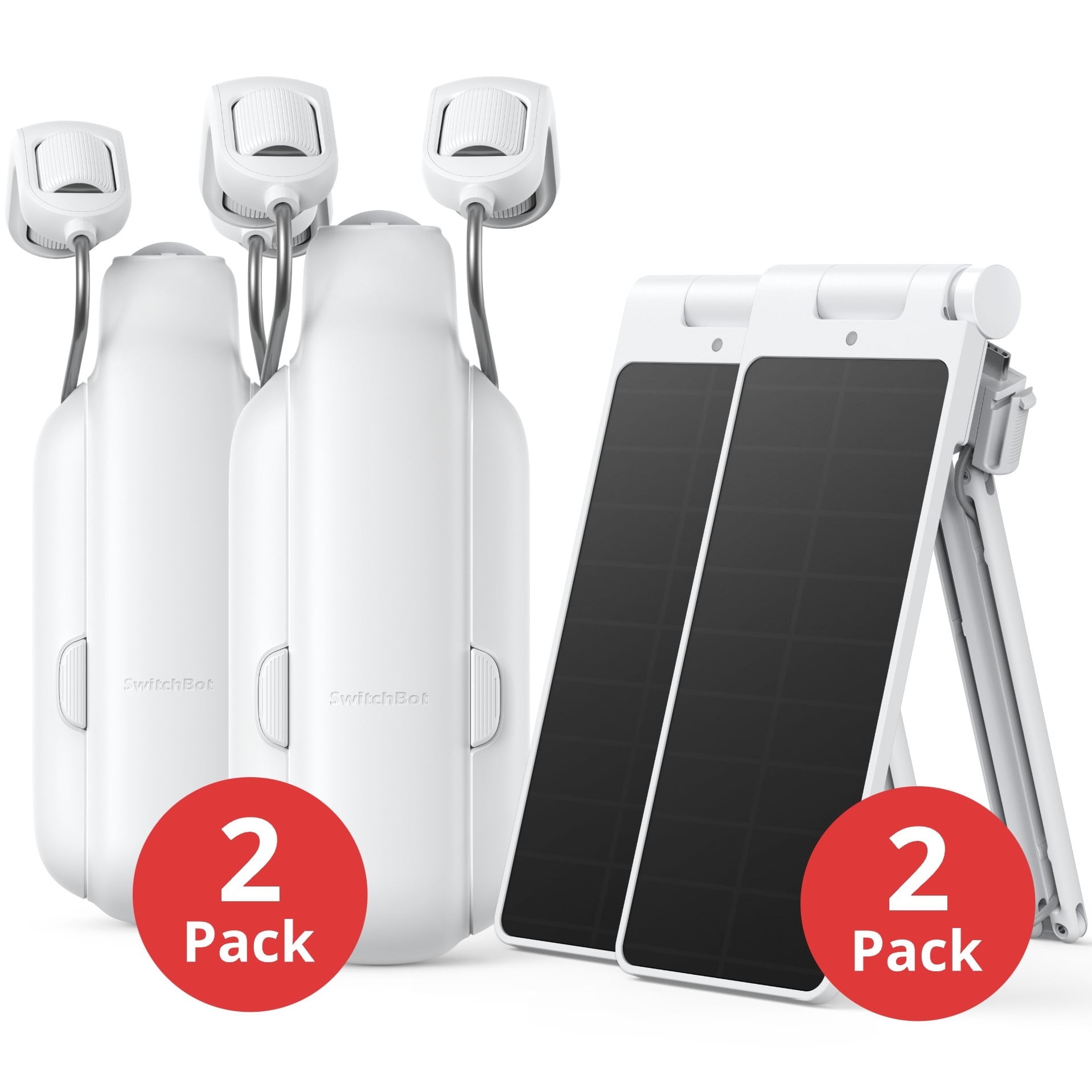 SwitchBot Smart Curtain Rod 3 with Solar Panel 3, Electric Opener for ...