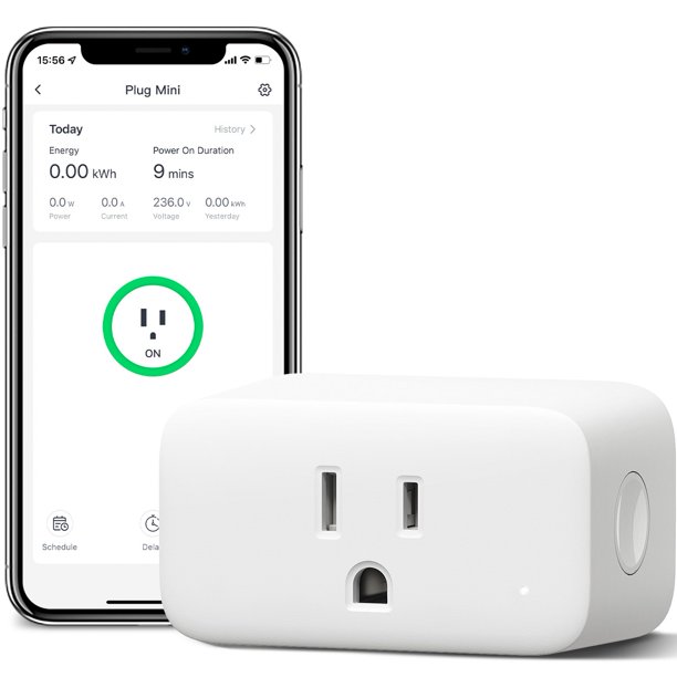 SwitchBot Smart Plug Mini, Smart Wi-Fi and Bluetooth Outlet, 15A - Walmart.com