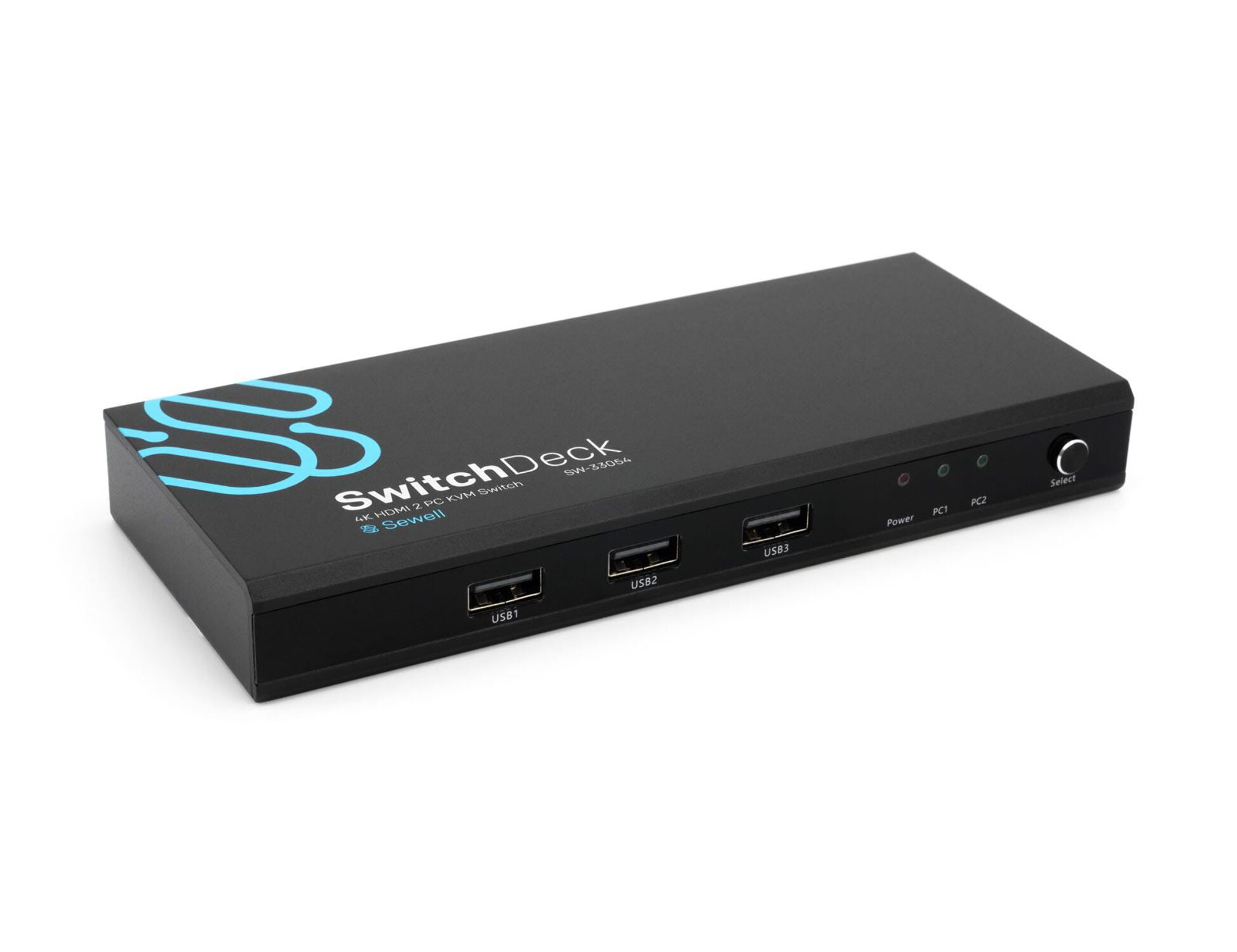 Sewell SwitchDeck 4K HDMI KVM Switch, Switch easily between two PCs ...