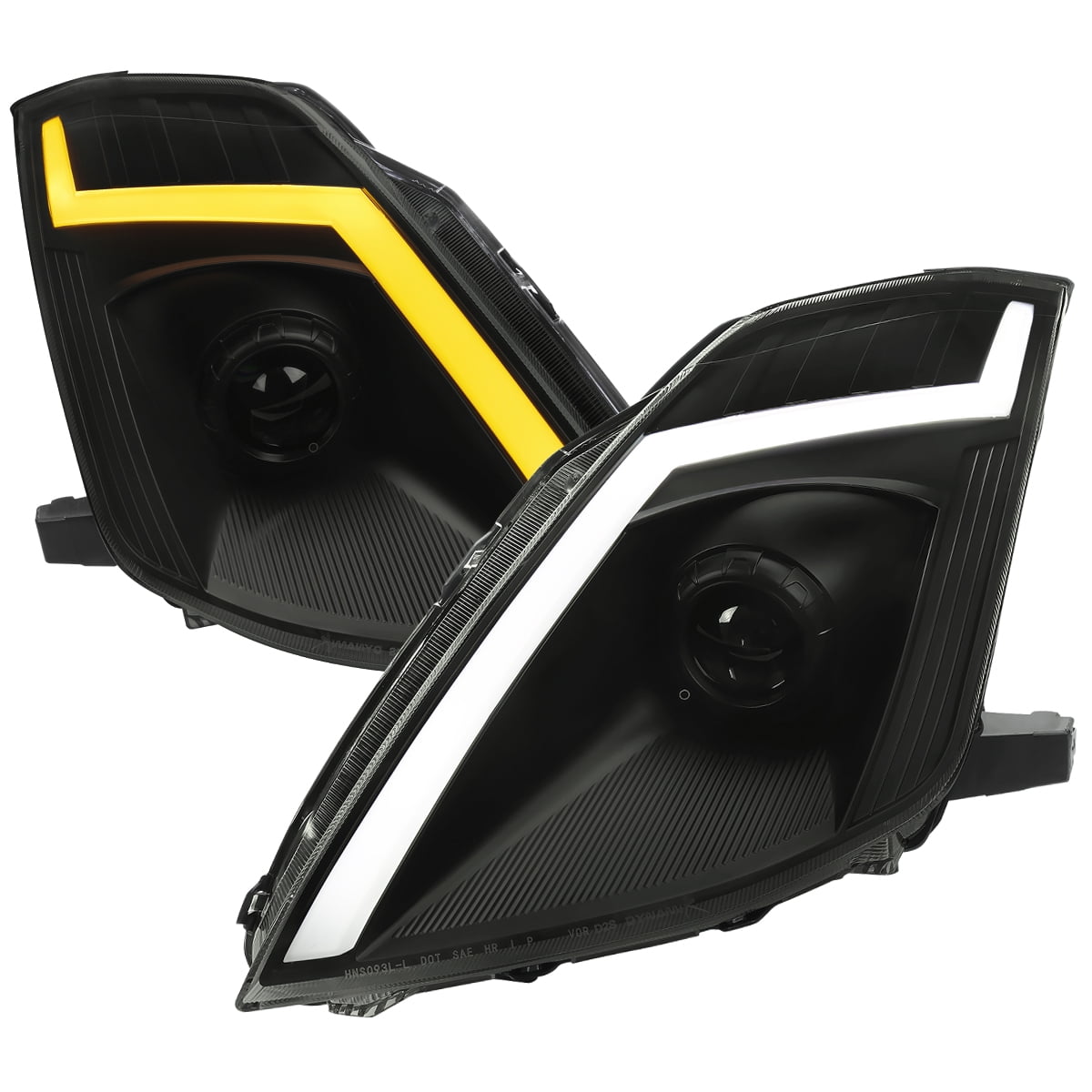 Switchback Sequential Turn Signal Animated LED Bar Projector Headlights ...