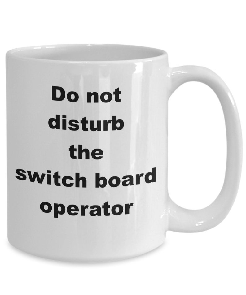 Switchboard Operator Mug – Unique Gift for Telephone Operators ...